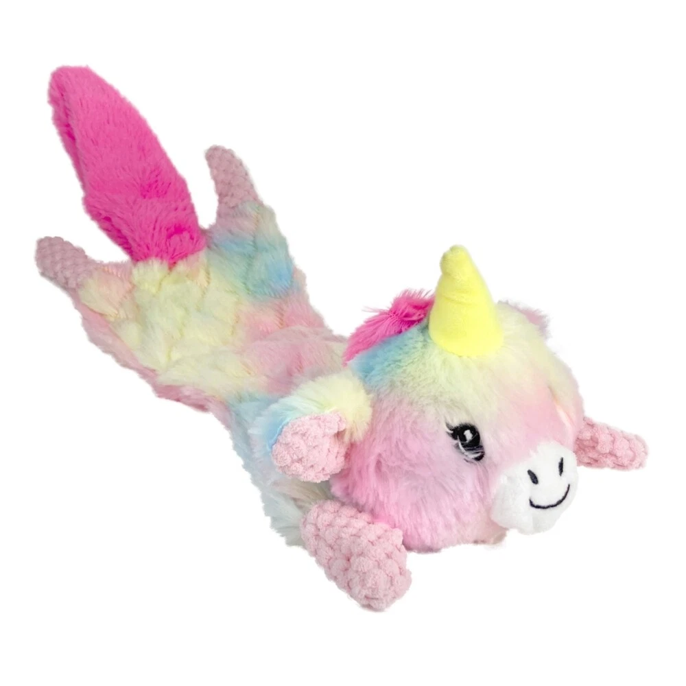 Snuggle Friends Flatties- Rainbow Unicorn | Pet Essentials Rototuna ...